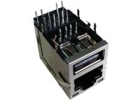China 7497011611 RJ45 USB Connector 10/100Mbps Magnetic One USB Type for sale