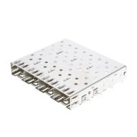 China 1658744-3 SFP CAGE 1X4 Port 4 Gb/s EMI Springs NO Integrated Lightpipes for sale