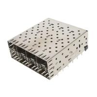 China 2170286-1 SFP 2X4 Cage Assembly PRESS FIT With Integrated Connector for sale