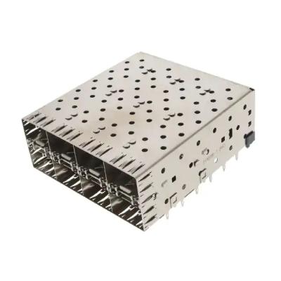 China 2170286-1 SFP 2X4 Cage Assembly PRESS FIT With Integrated Connector for sale