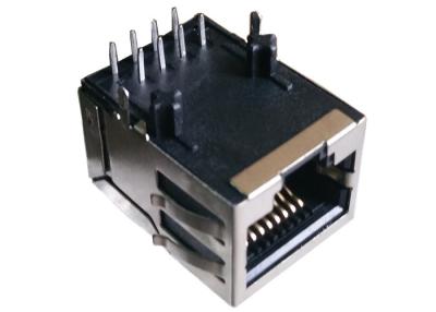 China HFJ11-RPE44ERL POE RJ45 Connector HFJ11-RPE48ERL FastJack Tab-down 10 / 100Mbps for sale