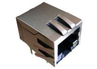China HFJ11-RP44E-L11RL10 / 100BASE-TX PoE RJ45 HFJ11-RP44E-L15RL PCB Jack for sale