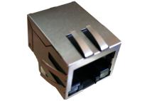 China HFJ11-RP44E-L21RL POE RJ45 Jack HFJ11-RP48E-L11RL10 / 100BASE-TX IEEE802.3af for sale