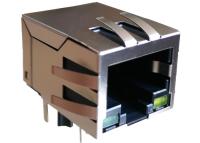 China HFJ11-RPE44E-L15RL POE RJ45 Jack HFJ11-RPE44E-L21RL 10 / 100Mbps IEEE802.3af for sale