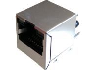 China HFJV1-S114-L11RL Vertical RJ45 Jack HFJV1-S101-L72RL 10BASE-T Filter PCB Jack for sale