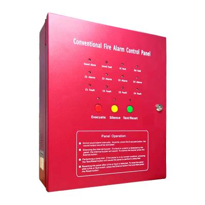 China 4 Zone Conventional Fire Alarm System for Comprehensive Building Protection for sale