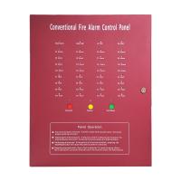 China 16 Zone Conventional Fire Alarm Panel AC220V Powered with 30 Detectors per Zone and RS485 Connectivity for sale