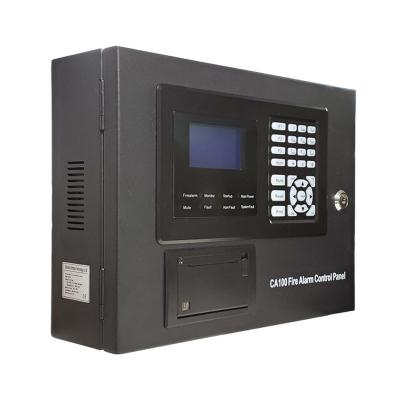 China Addressable Fire Alarm Control Panel 254 Points Non-Polarity 2-Wire LCD Display CE for sale
