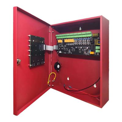 China High-Capacity 8-Zone Conventional Fire Alarm Controller in Red for Reliable Fire Safety Systems for sale