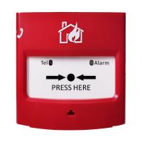 China Customizable Addressable Fire Alarm Manual Call Point Recoverable DC24V EN54 for sale