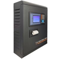 China Commercial Addressable Fire Alarm Panel Wall Mount Touchscreen 200 Zones FM Approved for sale