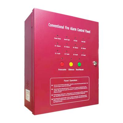 China 4-Zone Upgraded Conventional Fire Alarm Panel - Custom Metal Build for Ultimate Fire Safety for sale