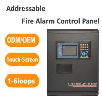 China Customizable Addressable Fire Alarm System With Touch Panel Display And LCD Screen For High-Rise Buildings for sale