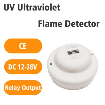 China DC24V UV Fire Alarm Flame Detector in ABS Plastic – Ideal for High-Risk Settings for sale