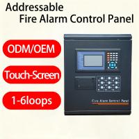 China Addressable Panel Fire Alarm System CA200 Innovative Wall-Mounted Addressable Fire Alarm System With Unique Digital Address And Touch Panel for sale