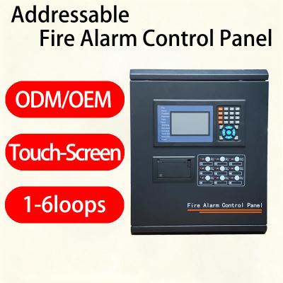 China Addressable Panel Fire Alarm System CA200 Innovative Wall-Mounted Addressable Fire Alarm System With Unique Digital Address And Touch Panel for sale