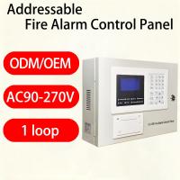 China Advanced Addressable Fire Alarm System for Precise Fire Location and Identification CA100 Addressable Panel Fire Alarm System for sale