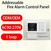 China XHA CA9008 Addressable Fire Alarm Control Panel 254 Points CE Certified AC90-270V for sale