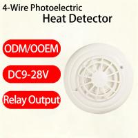China DC12-28V 4-Wire Heat Detector CA2005L 62°C Relay Output for Power Cabinet Charging Pile Fire Safety for sale