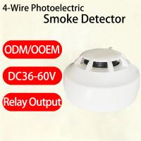 China 48V DC 4-Wire Smoke Detector with Relay Output for Industrial Electrical Cabinets and Control Rooms for sale