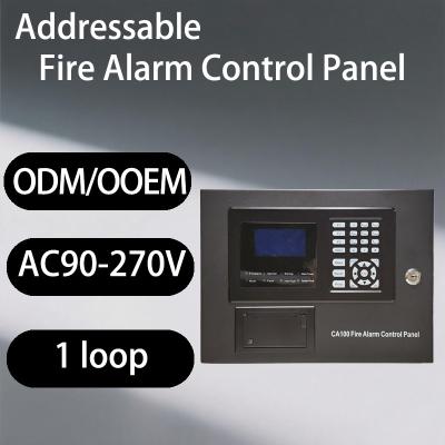 China Addressable Fire Alarm System 254 Control Points CE Certified AC90-270V for Industrial Commercial Use for sale