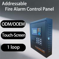 China Customizable Addressable Fire Alarm Control Panel 6 Loops 1524 Points Touch LCD for sale