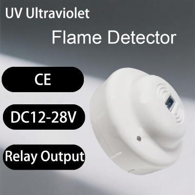 China UV Flame Fire Detector DC24V 120 Degree Detection Angle 3s Response Time for Industrial Fire Safety for sale