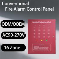 China 16-Zone Conventional Fire Alarm Panel XHA1016 AC220V 2A 24VDC Power Supply for sale