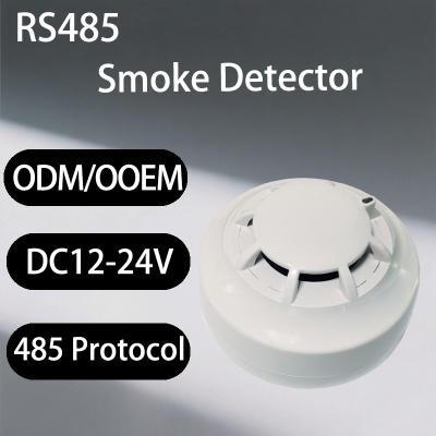 China Smart RS485 Photoelectric Smoke Detector with Relay Output - Efficient Fire Alarm Solution for Building Security for sale