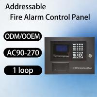 China Addressable Fire Alarm System 254 Control Points CE Certified AC90-270V Wall Mounted for sale