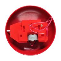 China 6 Inch DC24V Wall Mounted Fire Alarm Bell 115dB Sound Level for Smoke Detection for sale