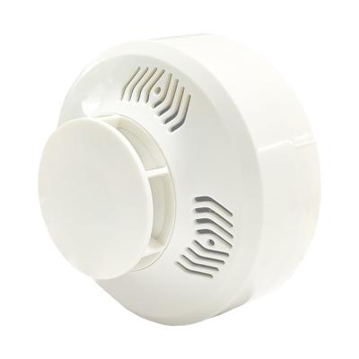 China 4-Wire Photoelectric Smoke Detector AC110V 80dB Alarm ABS Plastic Fire Safety for sale