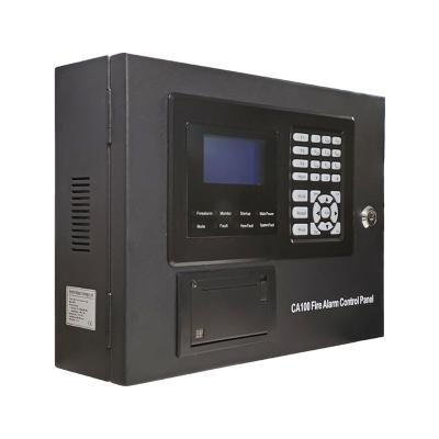 China Addressable Fire Alarm Control Panel 1 Loop Intelligent AC 220V LED Display for Commercial Building Fire System for sale