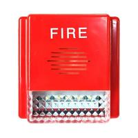 China Addressable Sounder Strobe Alarm 100dB High Output Red LED for Industrial Fire System for sale