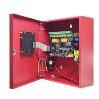 China 2 Zone Conventional Fire Alarm Control Panel AC 90-270V LED Display CE Certified Wall Mounted System for sale