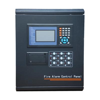 China 2 Loop Addressable Fire Alarm Control Panel LED Display AC 220V Building Fire System for sale