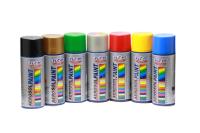 China Aerosol 18K Gold Metallic Spray Paint 400ml HB Hardness Custom Color for sale