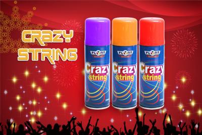 China Christmas Decorations Party String Spray Solvent For Children Adults for sale