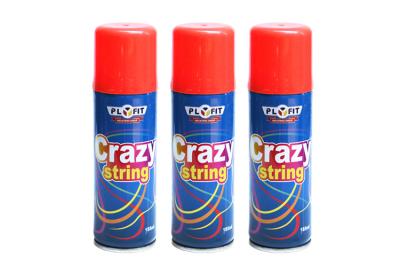 China SGS Party String Spray Birthday Wedding Celebration Crazy Streamer Can for sale
