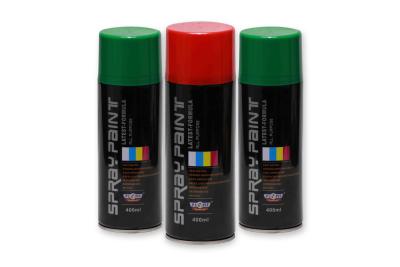 China High Glossy Metallic Aerosol Spray Paint 450ml High Temp Spray 12Pcs/Carton for sale