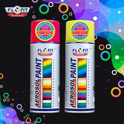 China PLYFIT Metallic Aerosol Spray Paint LPG Propellant Wood Graffit Use for sale