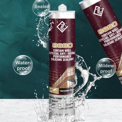 China Black Neutral Silicone Sealant High Temp Resistant For Curtain Wall for sale