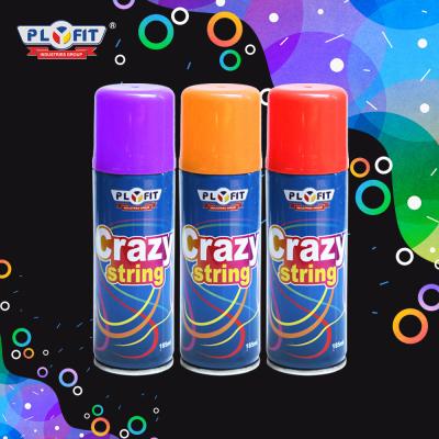 China Party Decoration Crazy String Spray Silly String Spray Mini Size OEM for sale