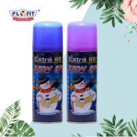 China Party Carnival White Foam Snow Spray Artificial Colored Tinplate Can 250ml for sale