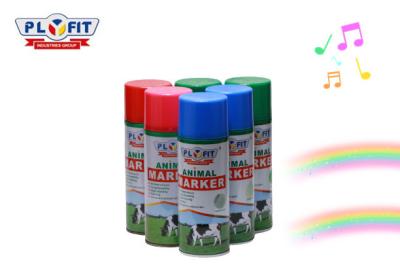 China PLYFIT 500ml Farm Animal Marking Paint Red / Green / Blue Livestock Marker Spray for sale