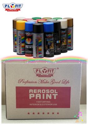 China Fast Drying Acrylic Spray Paint For Metallic 400ml Free Sample for sale