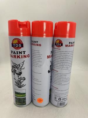 China Customized 650ml Aerosol Spray Paint Fast Dring Line Marking Paint for sale