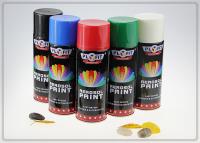 China Matte Acrylic Spray Paint For Wood Metal Plastic In Red Black Color for sale