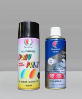 China Black Acrylic Spray Paint Quick Drying Water Based For Furniture 450ml for sale