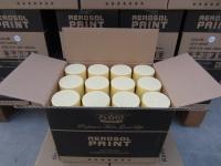 China Liquid Coating Aerosol Spray Paint Drying Fast 450ML Cream Color Free Sample for sale